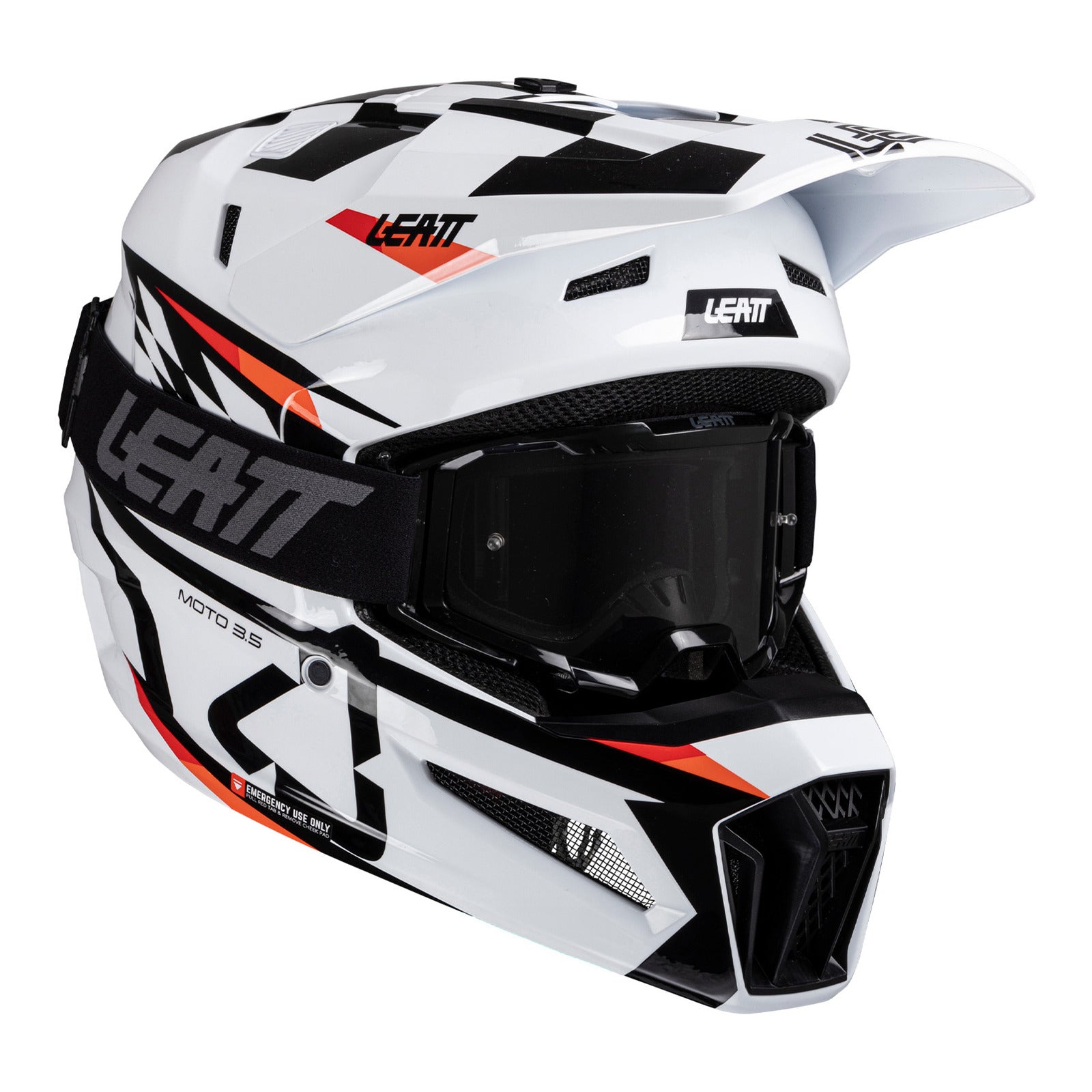 Leatt 2026 3.5 Helmet Kit - White – Leatt Moto Australia